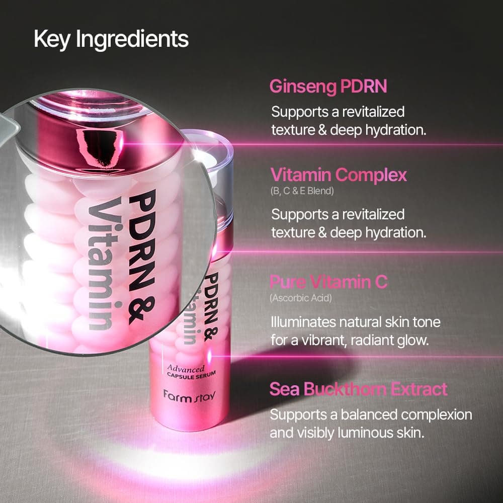 [Farm Stay] PDRN & VITAMIN ADVANCED CAPSULE SERUM | tradekorea